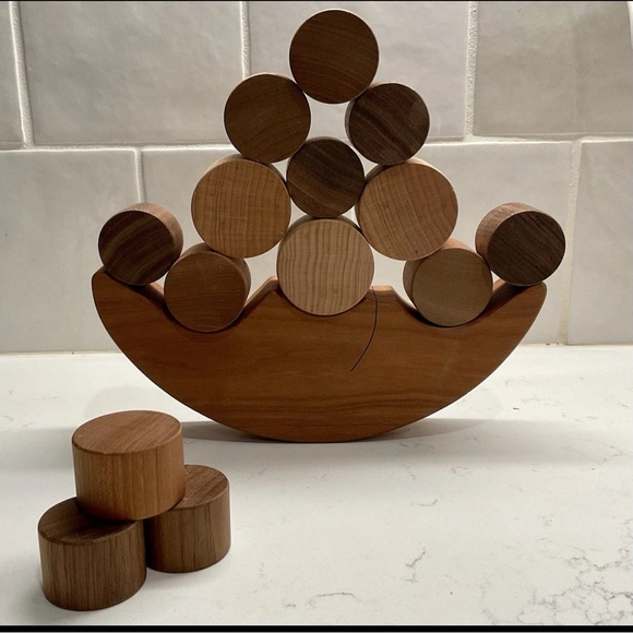 smiling tree toys | Other | Wooden Balancing Blocks | Poshmark